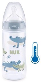 Kojenecká láhev NUK FC+Temperature Control 300 ml BOX-Flow Control savička blue Modrá