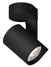 Přisazený směrovatelný reflektor Sqube on base 1.0 GU10 Barva: Černá
