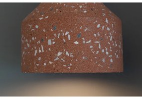 Klausen 111038 - Lustr na lanku RESIN 1xE27/11W/230V růžová/černá