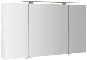 Sapho MIRRÓ galerka s LED osvětlením, 3x dvířka, 120x70x16cm, bílá MC121-0030