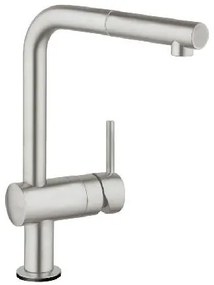 Grohe MintaTouch - Elektronická páková dřezová baterie, supersteel 31360DC1