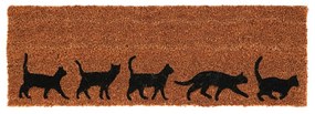Venkovní rohožka Cats, 75x25 cm