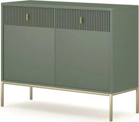 Komoda Maggiore 104,2 cm zelená/zlatá