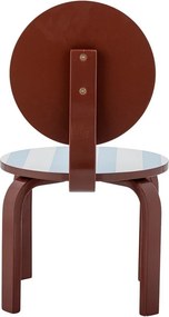 Vínová/světle modrá dětská židle Liova – Bloomingville Mini