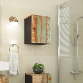 Koupelnová nástěnná skříňka 38 x 33 x 48 cm recyklované dřevo - Default Title