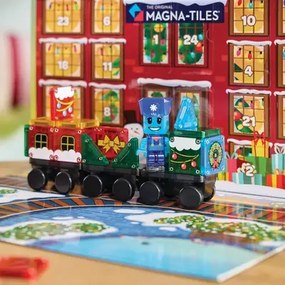 MAGNA-TILES® Magnetická stavebnice microMAGS Adventní kalendář / 34 dí