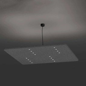 LEDWORKS Sono-LED Square 16 závěs 930 38° šedá