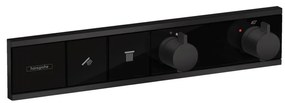Hansgrohe RainSelect, baterie pod omítku na 2 spotřebiče, černá matná, 15380670