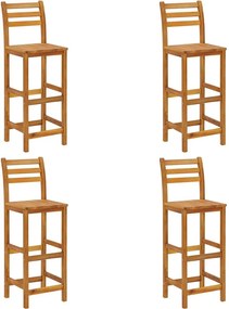 5dílný zahradní barový set masivní akáciové dřevo 3154383