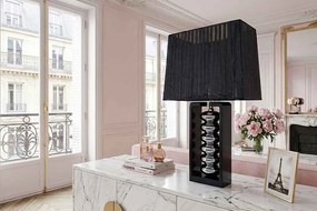 Designová stolní lampa Kamaria 55 cm černá