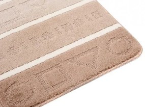 Sada koupelnových koberečků MULTI B5015 Figury béžový