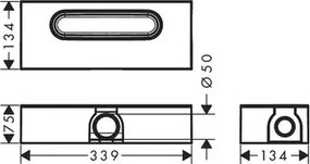 Hansgrohe uBox universal - Základní sada pro standardní instalaci line