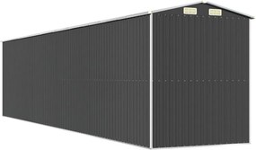 Zahradní kůlna antracitová 192 x 855 x 223 cm pozinkovaná ocel 3147457