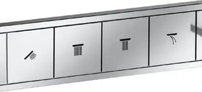 Hansgrohe RainSelect - Baterie pod omítku pro 4 spotřebiče | chrom