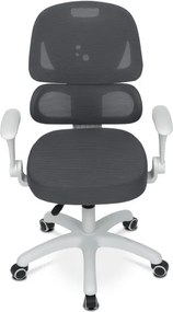 Dětská otočná židle šedá KA-K1063 GREY