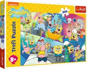 TREFL Puzzle SpongeBob v Bikini Bottom / 300 dílků / 60 x 40 cm / od 8