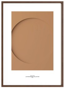Idealform Poster no. 6 Round composition Barva: Terracotta, Velikost: 500x700 mm