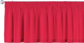 Krátký závěs na řasící pásce barva červená
