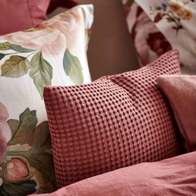 Vandyck Luxusní povlak na polštář Home Piqué waffle 40x55cm Wild rose