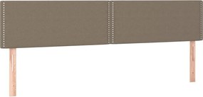 Box spring postel s matrací taupe 120x190 cm textil 3270352