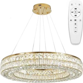 Toolight Toolight, LED stropní svítidlo 60cm APP1568-CP, zlatá, OSW-06979