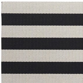 Koberec Big Stripe: Šedo-černá 80x260 cm