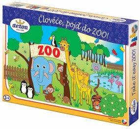 Společenská hra detoa člověče, pojď do zoo!