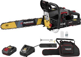 Parkside Performance® Benzínová řetězová pila s elektrickým startováním Limited Edition Ppbks-L 56 A1