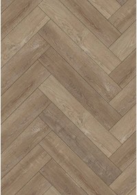 Mexen Windsor vinylové panely chevron 570 x 95 mm LVT Dryback 2,5 mm, podklad PVC, 4 V-drážka, Dub