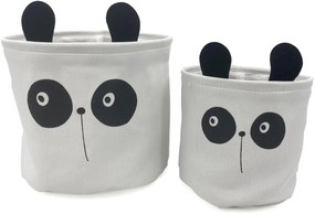 Úložný box dětský úložný box animals, set 2 ks, panda