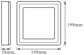 Ledvance - LED Stropní svítidlo CLICK LED/15W/230V