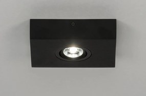 Stropní LED svítidlo Spot Quality Quadra 1 Black