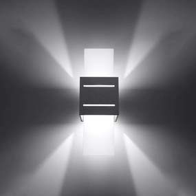 Sollux Lighting Nástěnné svítidlo LORETO šedé