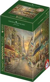 SCHMIDT Puzzle Pařížská kavárna / 1000 dílků / dřevěné / od 12 let