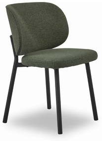 Designová jídelní židle Salgado lesnická zelená