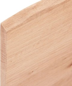 Koupelnová deska světle hnědá 80 x 50 x 2 cm ošetřený masiv 3156119