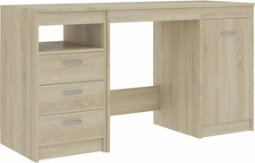 Psací stůl dub sonoma 140 x 50 x 76 cm kompozitní dřevo 3054783