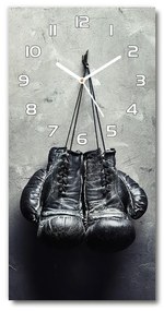 Wallmuralia Nástěnné hodiny Boxerské rukavice 30x60 cm