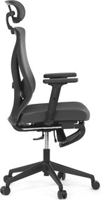 Kancelářská židle KA-S257 GREY, synchronní mechanismus, šedá síťovina (62 x 72) cm