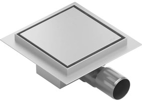 Mexen Flat-Q M13 podlahový vpust čtvercový 20 x 20 cm, inox - 1010020
