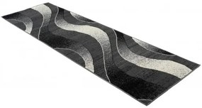 Koberec Běhoun CHEAP K857A tmavě šedý Rozměr: 70x200 cm