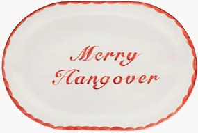 Ručně malovaný servírovací talíř Merry Hangover