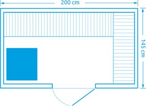 Marimex | Finská sauna Marimex KIPPIS XL + saunová kamna | 11100085
