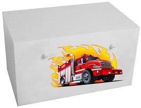 Box na hračky Poqutio hasičské auto