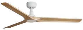 FARO 33810WT - Stropní ventilátor HEYWOOD L dřevo/bílá pr. 132 cm WT + DO