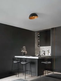 LED černo-zlaté designové stropní svítidlo Gea 40