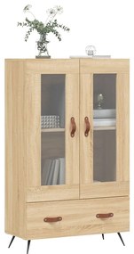 Skříň highboard dub sonoma 69,5 x 31 x 115 cm kompozitní dřevo