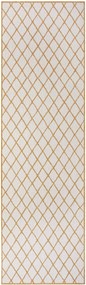 NORTHRUGS - Hanse Home koberce Kusový koberec Twin-Wendeteppiche 105793 Ochre – na ven i na doma - 80x350 cm