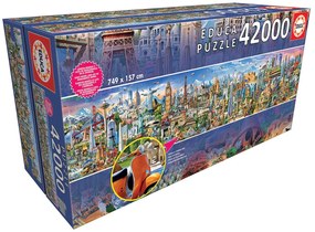 Puzzle educa puzzle kolem světa 42000 dílků