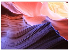 Skleněný obraz - barevný písek (70x50 cm)